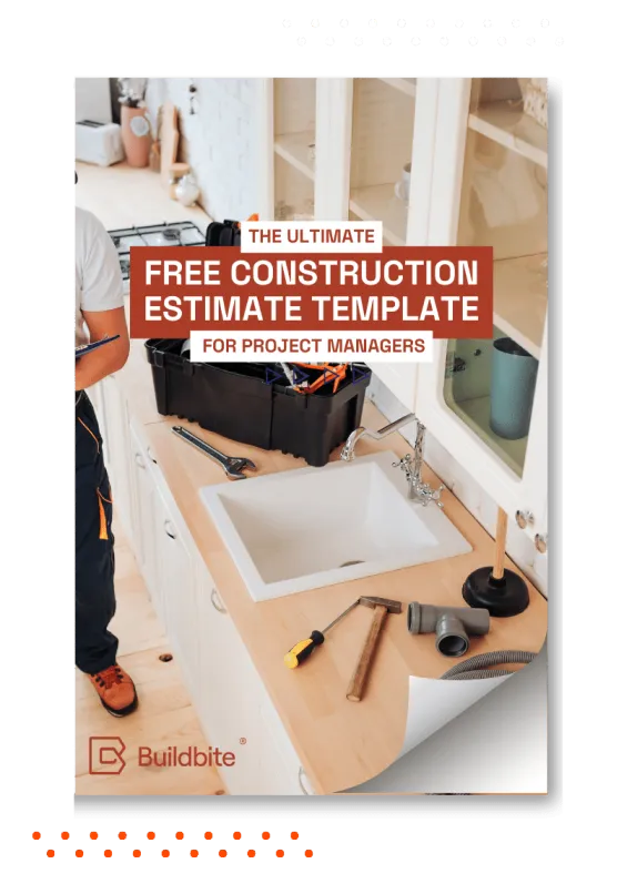Free construction cost estimate template